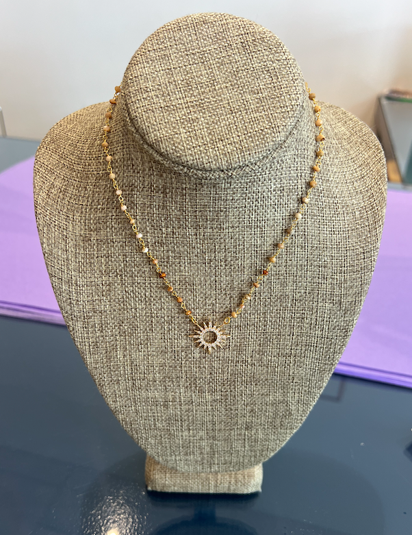 Rhinestone Starburst Necklace – The Farmer's Daughter